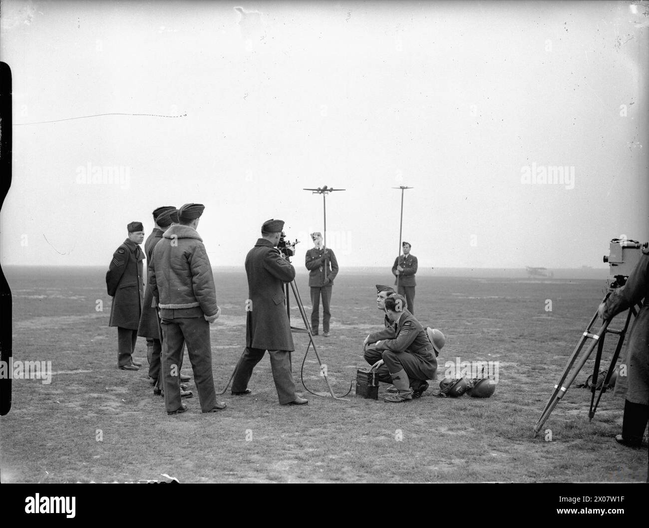 Canadian air gunners from a Westland Lysander army cooperation squadron ...