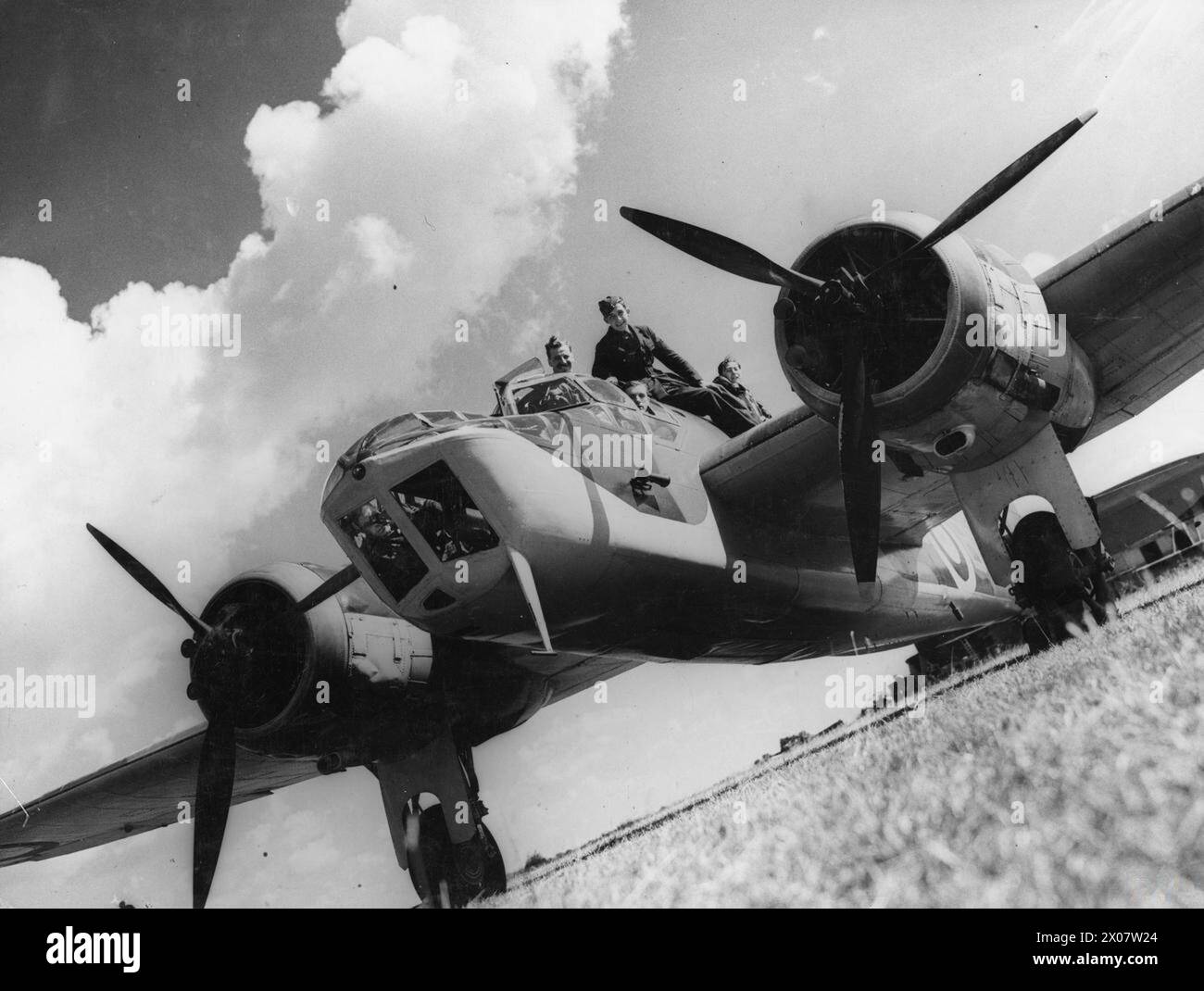 RAF BOMBER COMMAND - Blenheim Mk IV of No. 40 Squadron at Wyton, July ...