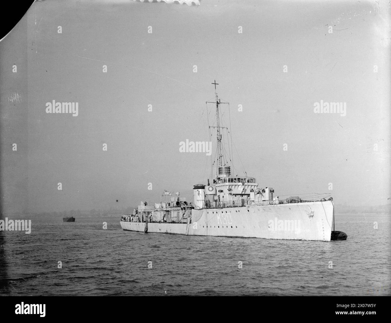 HMS Kittiwake, a British patrol sloop commissioned in 1936, is ...