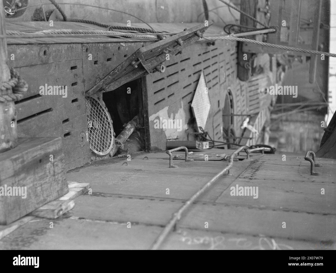 INTERIOR OF HM SUBMARINE GRAPH, CAPTURED GERMAN U-BOAT (U570). OCTOBER ...