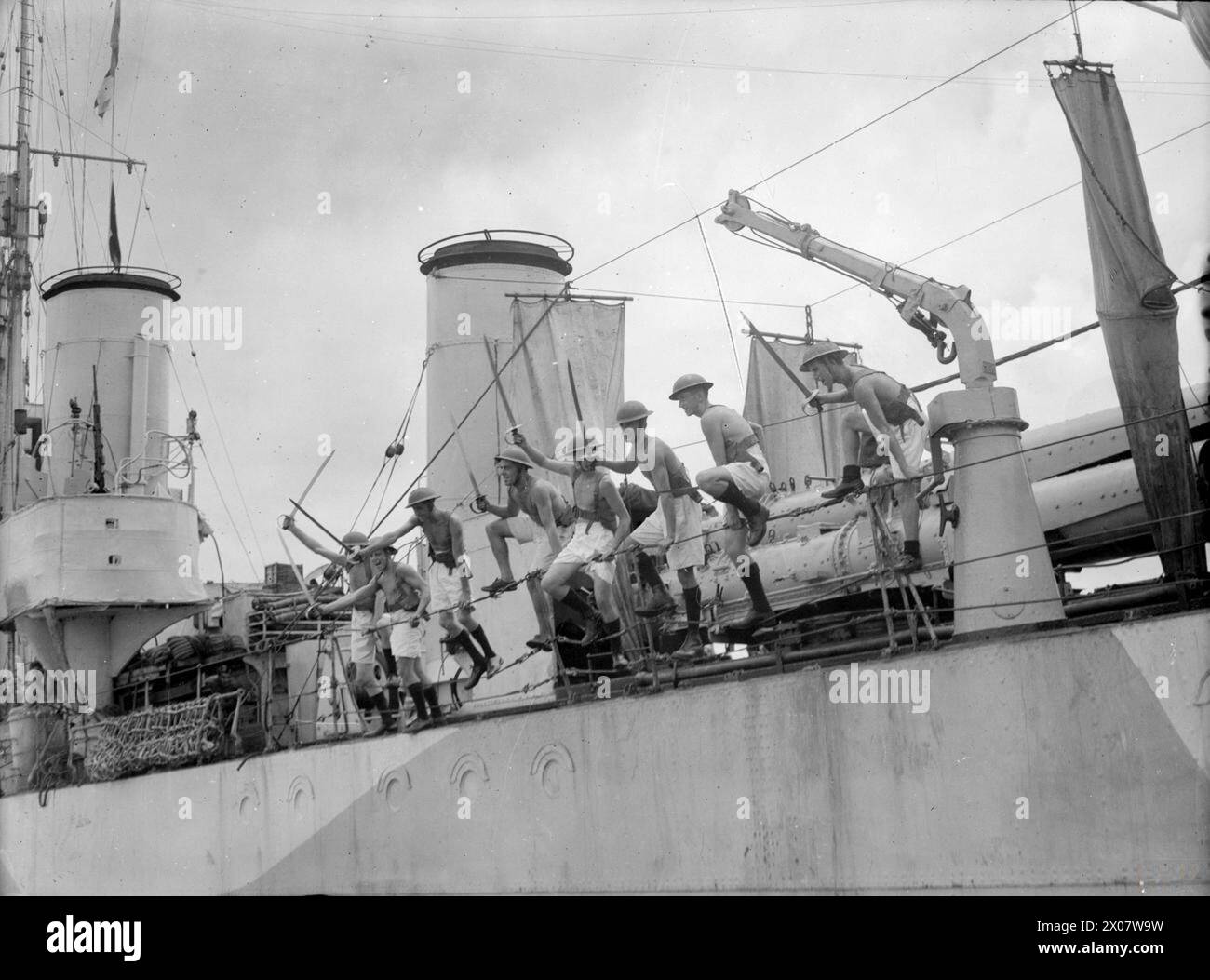 HMS WOLVERINE'S TRIPLE CELEBRATION. MARCH 1944, FREETOWN. HMS WOLVERINE ...