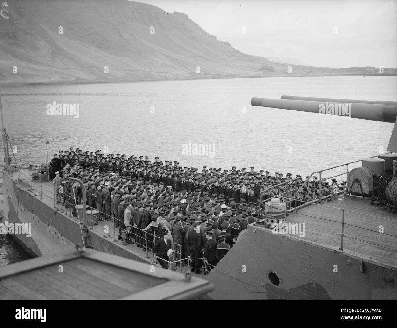 ON BOARD HMS SUFFOLK ON ARCTIC PATROL. JUNE 1941, ON BOARD THE CRUISER ...
