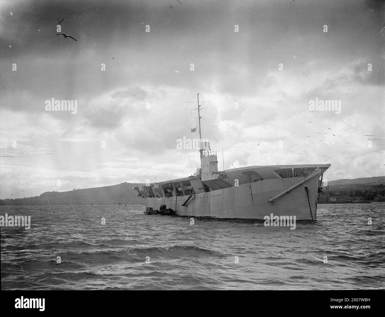 SS EMPIRE MACANDREW, A MERCHANT AIRCRAFT CARRIER (OR MAC SHIP), 13 JULY ...