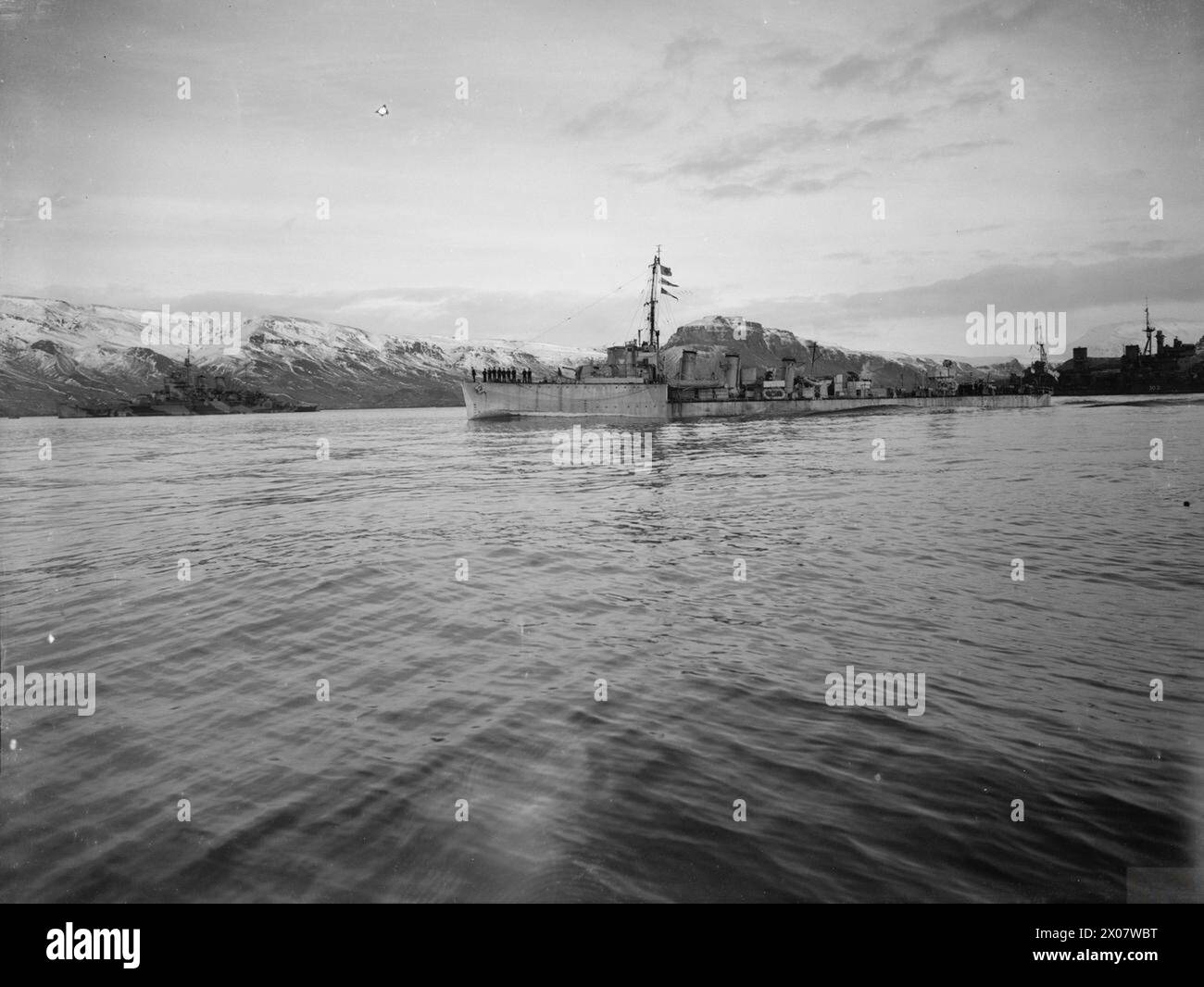 ON BOARD HMS VICTORIOUS AT HVALFJORD, ICELAND. 27 JANUARY TO 1 FEBRUARY ...