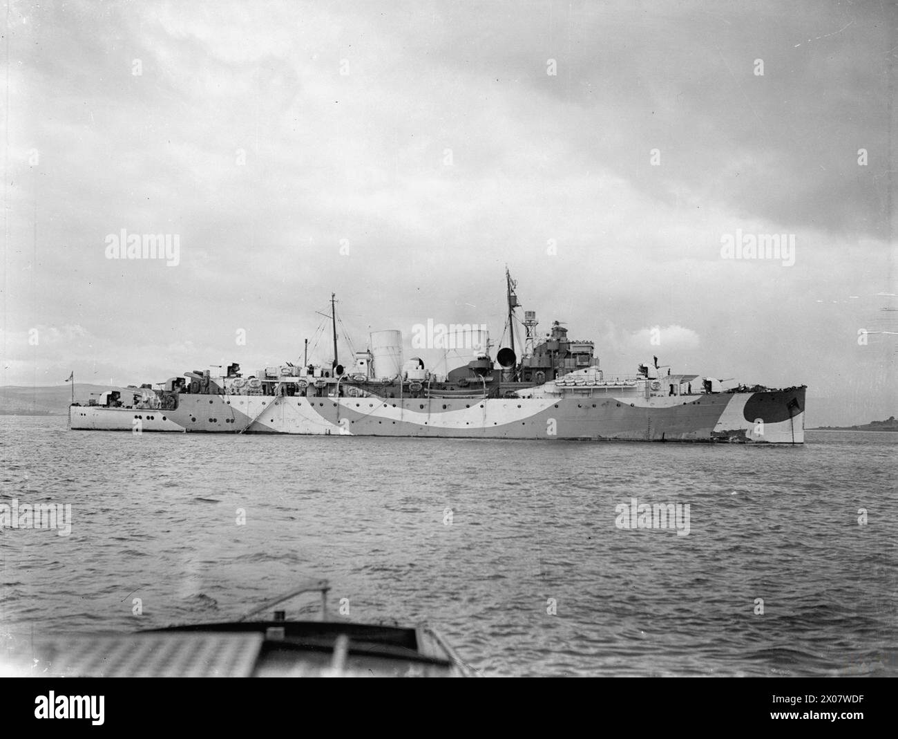 HMCS PRINCE ROBERT, CANADIAN ANTI-AIRCRAFT CRUISER. 8 SEPTEMBER 1943 ...