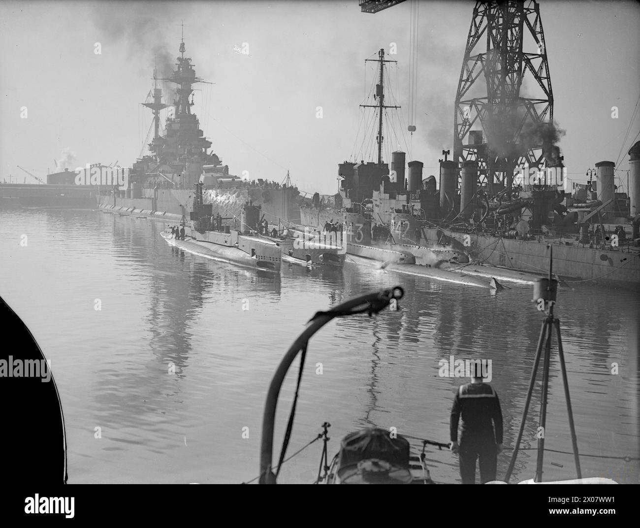 Between 29 and 31 May 1944, HMS Royal Sovereign, four British ...