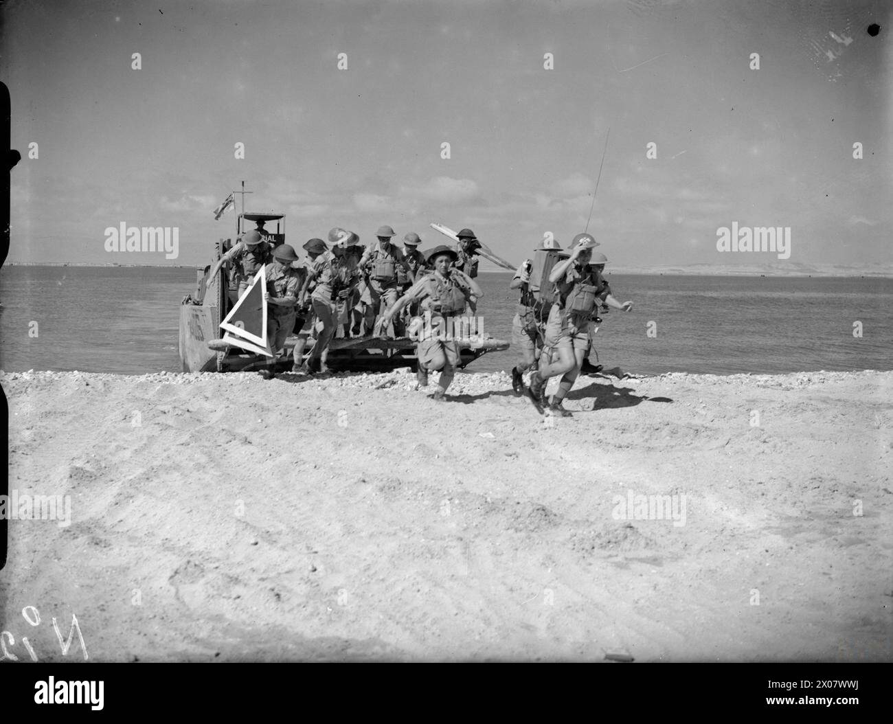 The Royal Navy During The Second World War The Main Naval Beach Party
