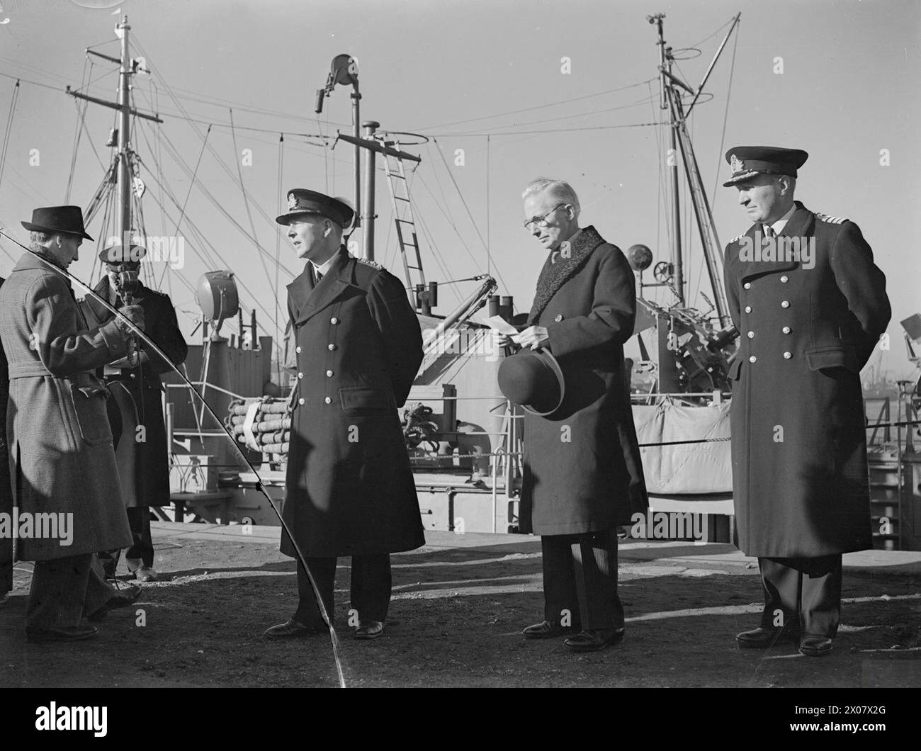 FIRST ALL-DANISH FIGHTING SHIPS TO SERVE WITH THE ALLIES. 1 MARCH 1944 ...