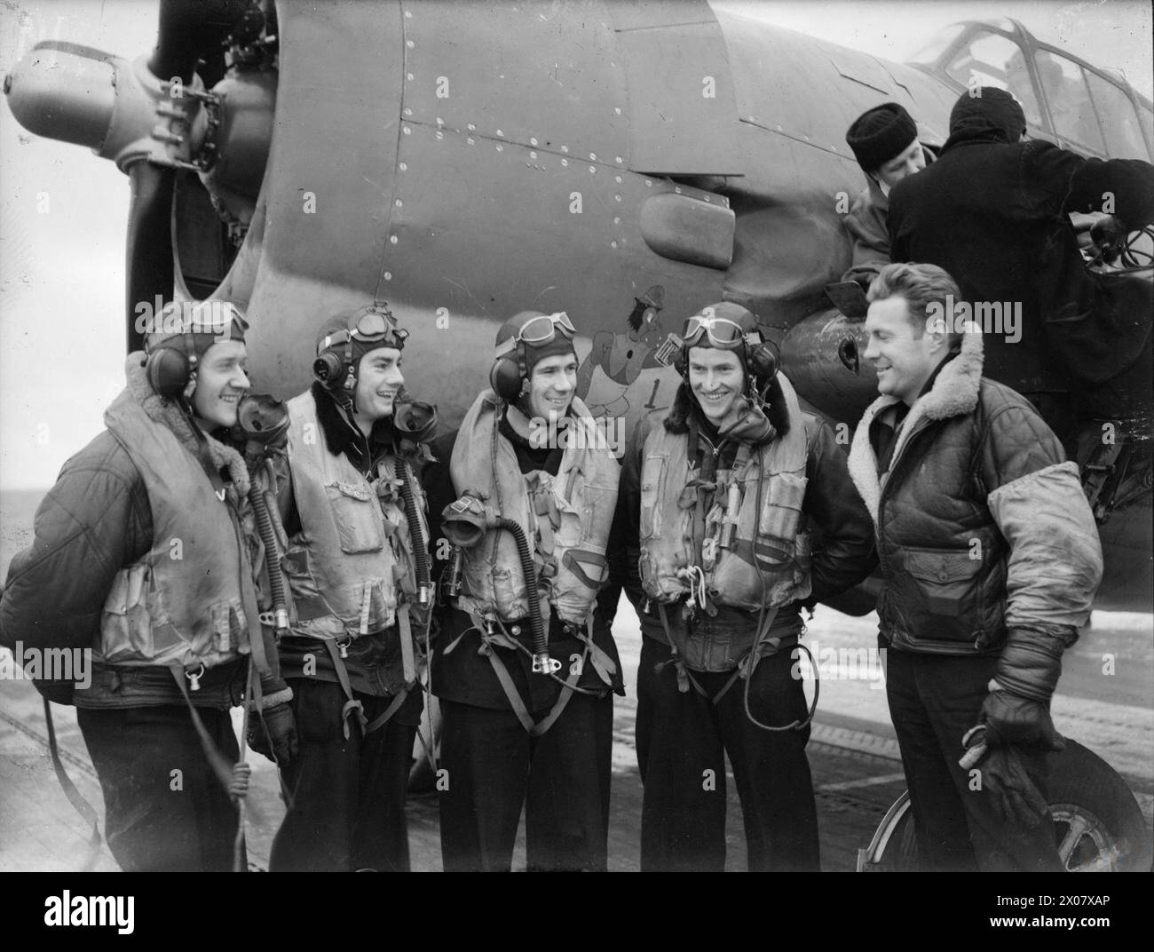 On 3 April 1944, HMS Emperor, an escort carrier of the British Home ...