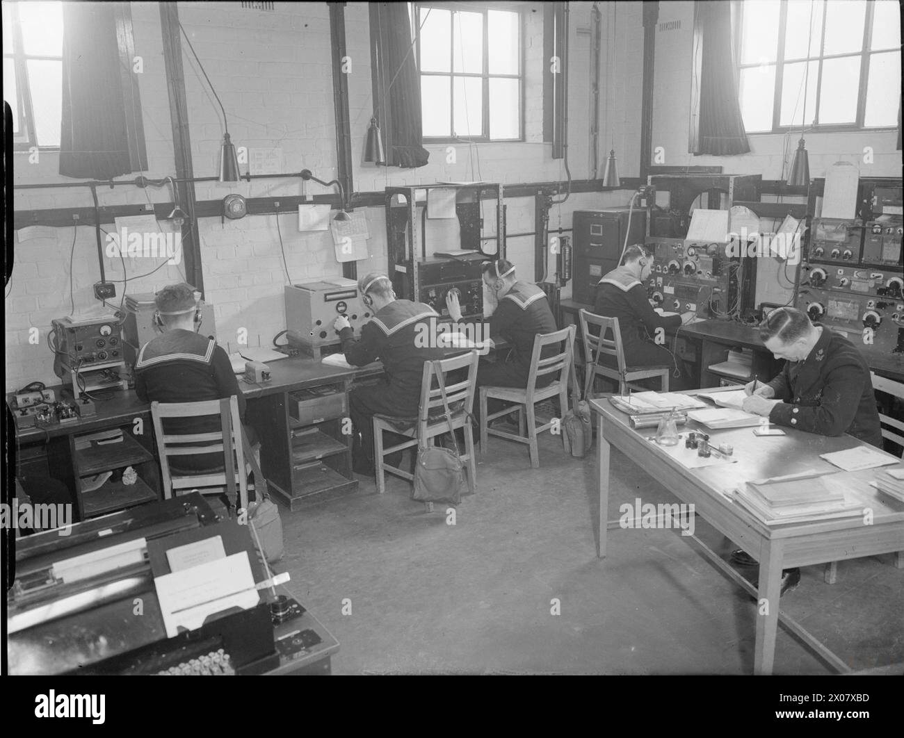 The Receiving Room at Prenton Wireless Telegraphy Station was used by ...