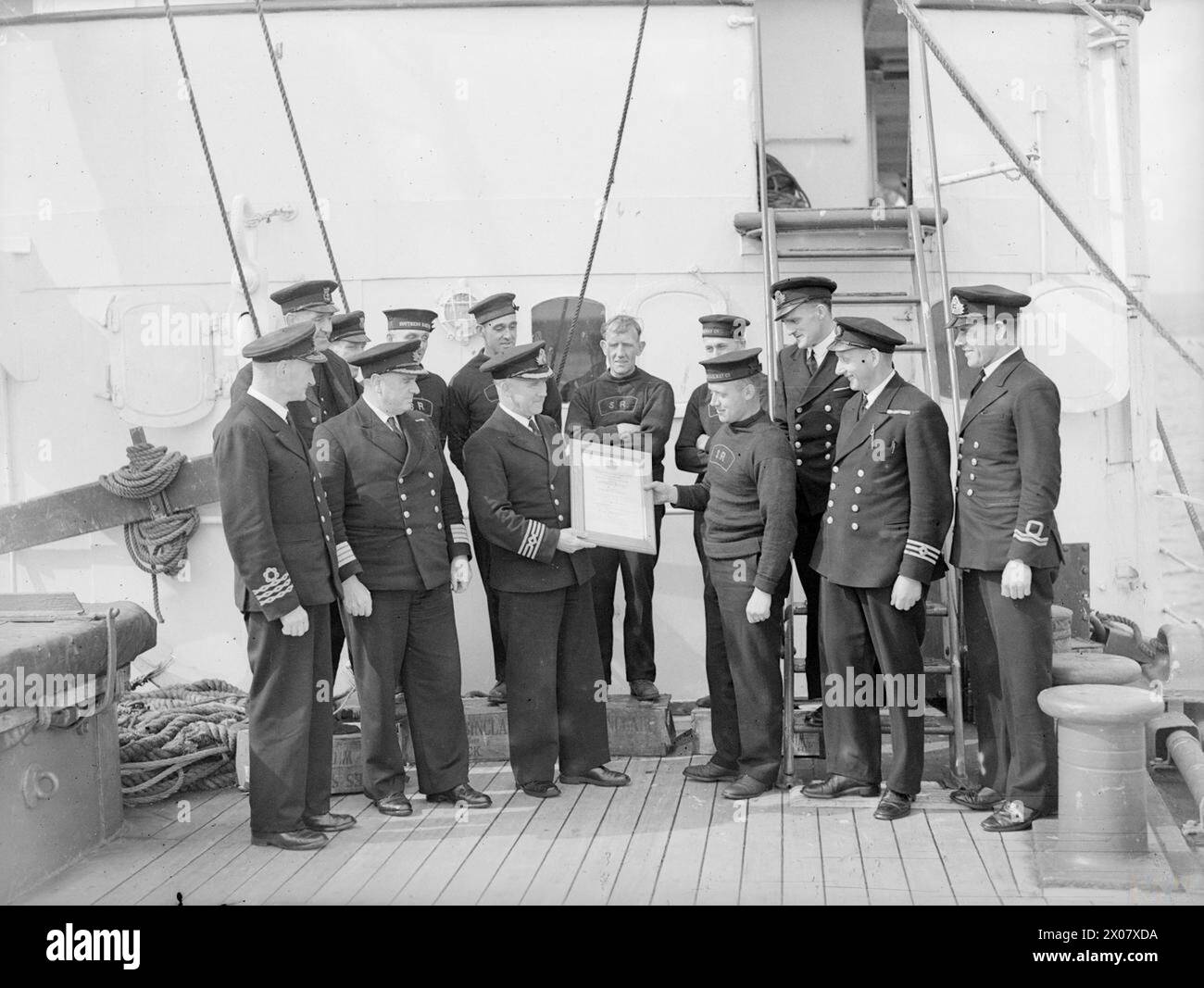 ROYAL HUMANE SOCIETY'S PRESENTATION TO AB ABRAHMS. AUGUST 1943, SCAPA ...