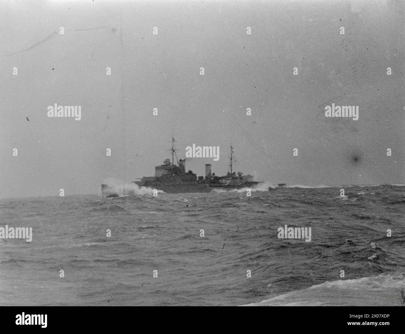 ON BOARD THE DESTROYER HMS KIPLING ON PATROL WITH THE 5TH DESTROYER ...