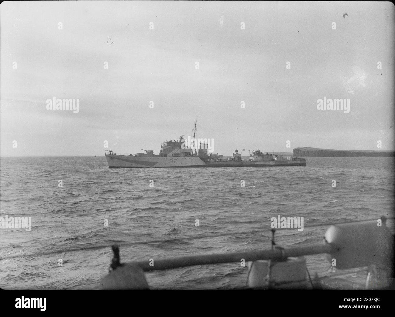 THE ROYAL NAVY DURING THE SECOND WORLD WAR - HMS PYTCHLEY, a Hunt class ...