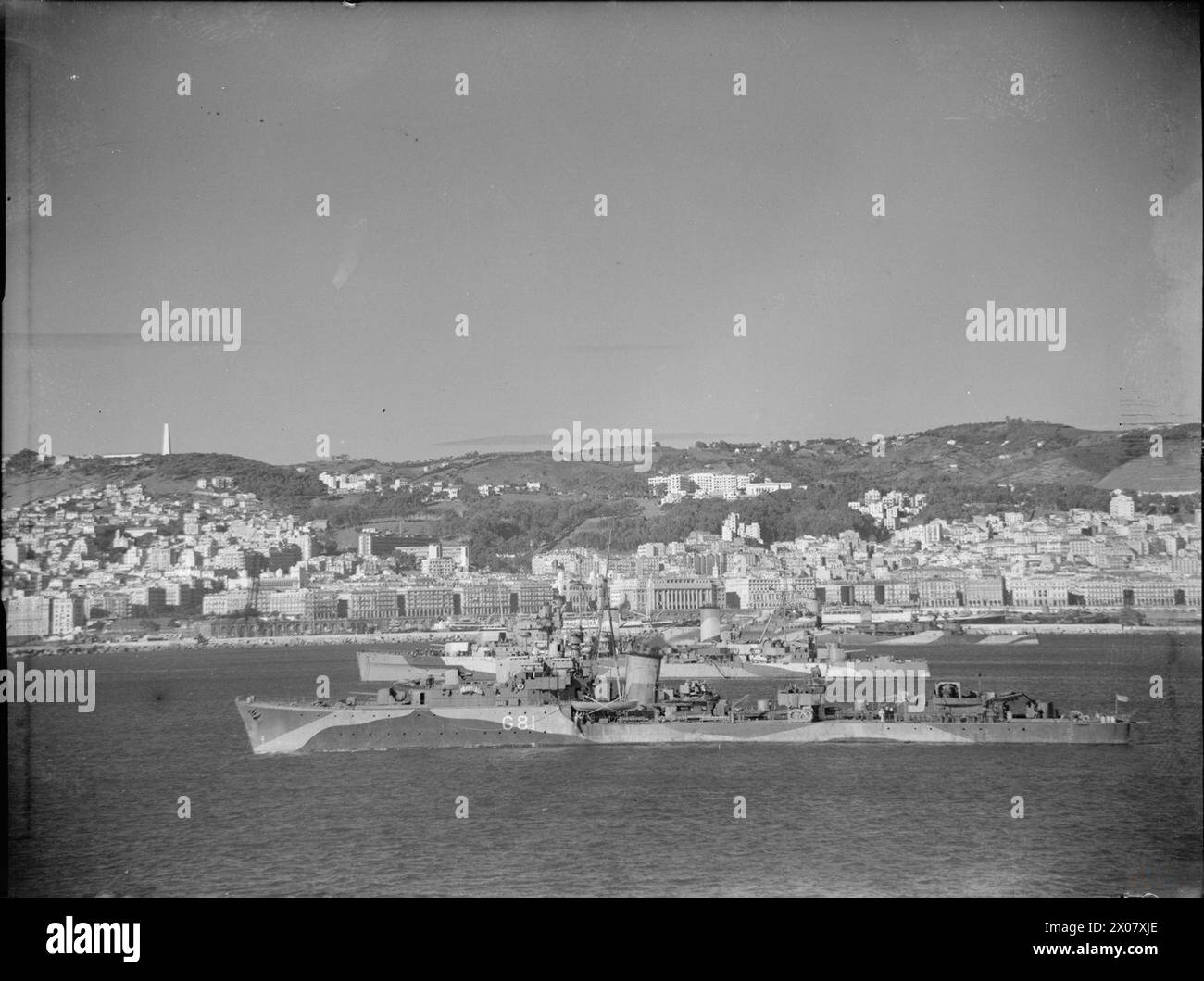 THE ROYAL NAVY DURING THE SECOND WORLD WAR - HMS QUIBIRON (nearest ...