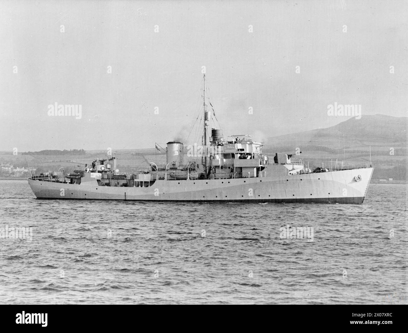 THE BRITISH FLOWER CLASS CORVETTE BALSAM. DECEMBER 1942 Stock Photo - Alamy