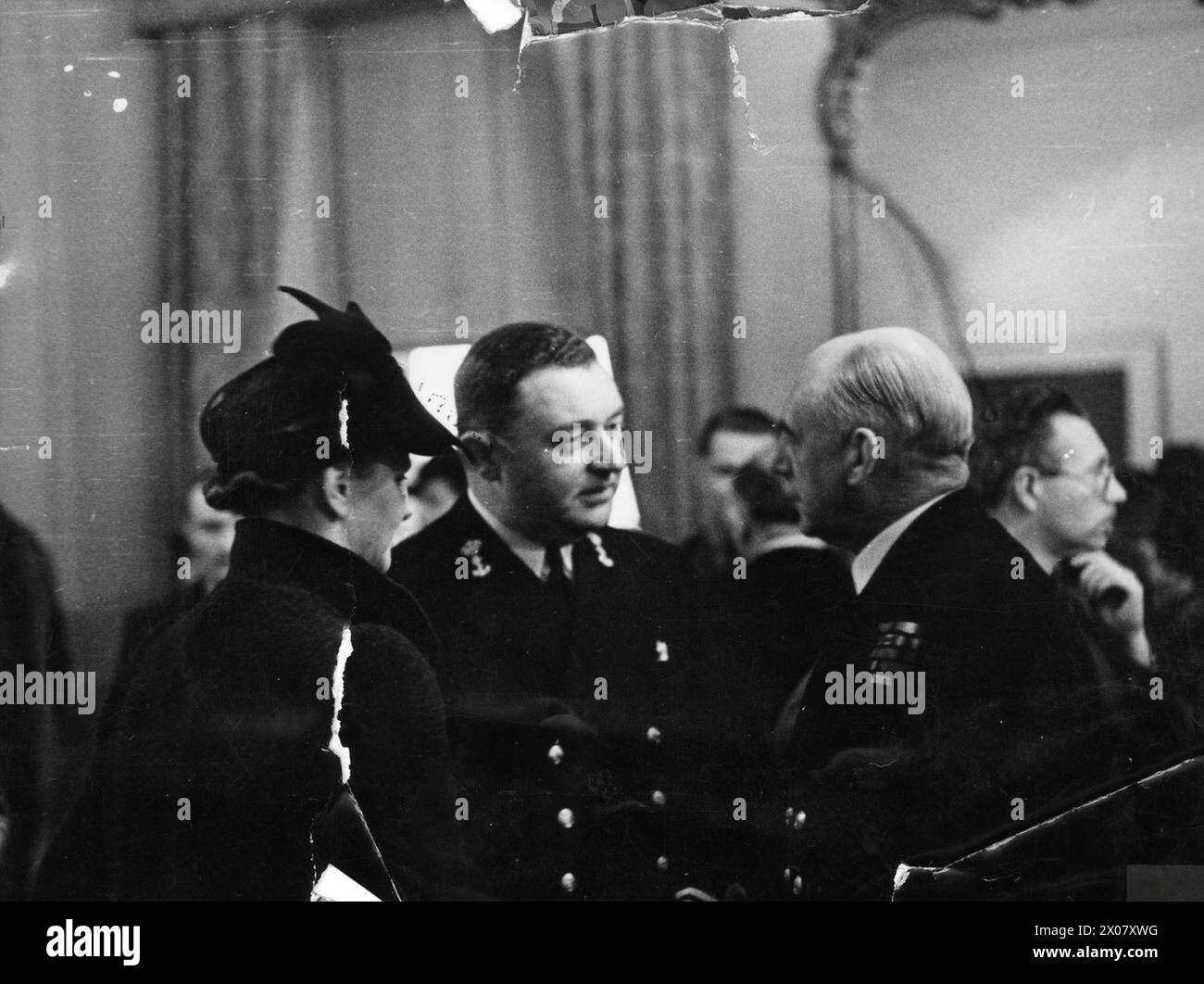 On 9 March 1943 at Admiralty House, the First Sea Lord Sir A Dudley ...
