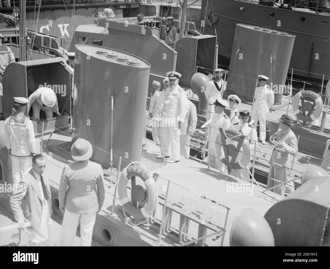 HANDING OVER OF THE FIRST FAIRMILE MOTOR TORPEDO BOATS TO BE BUILT IN ...