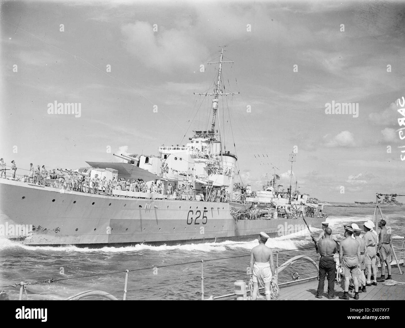 WITH THE BRITISH EASTERN FLEET. 16 TO 21 APRIL 1944, ON BOARD HMS QUEEN ...