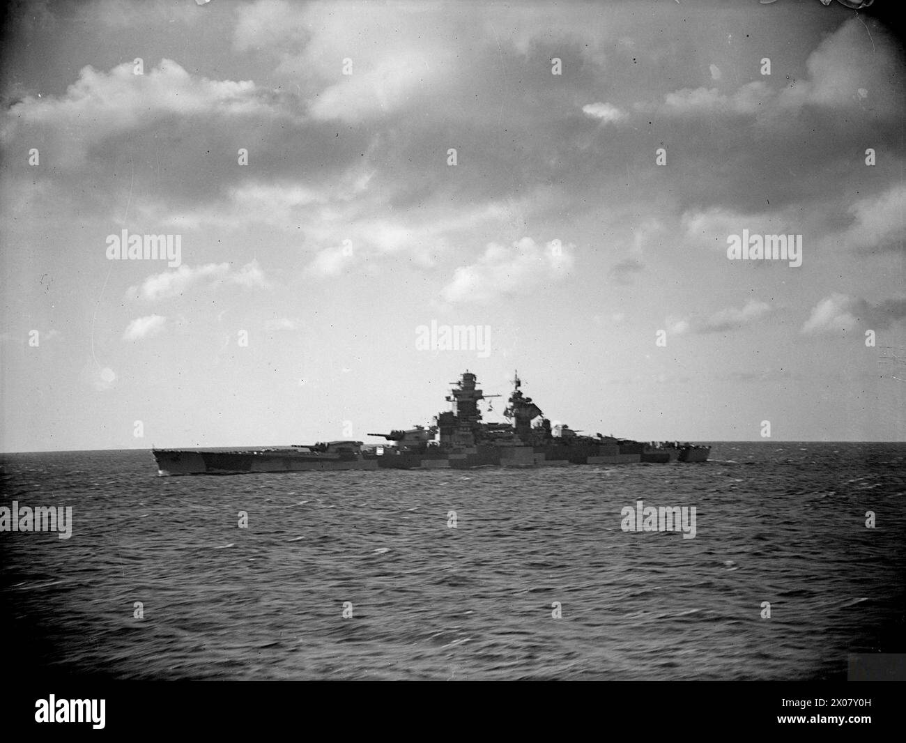 FRENCH ADMIRAL SEES THE RICHELIEU IN HOME FLEET BATTLE EXERCISE ...