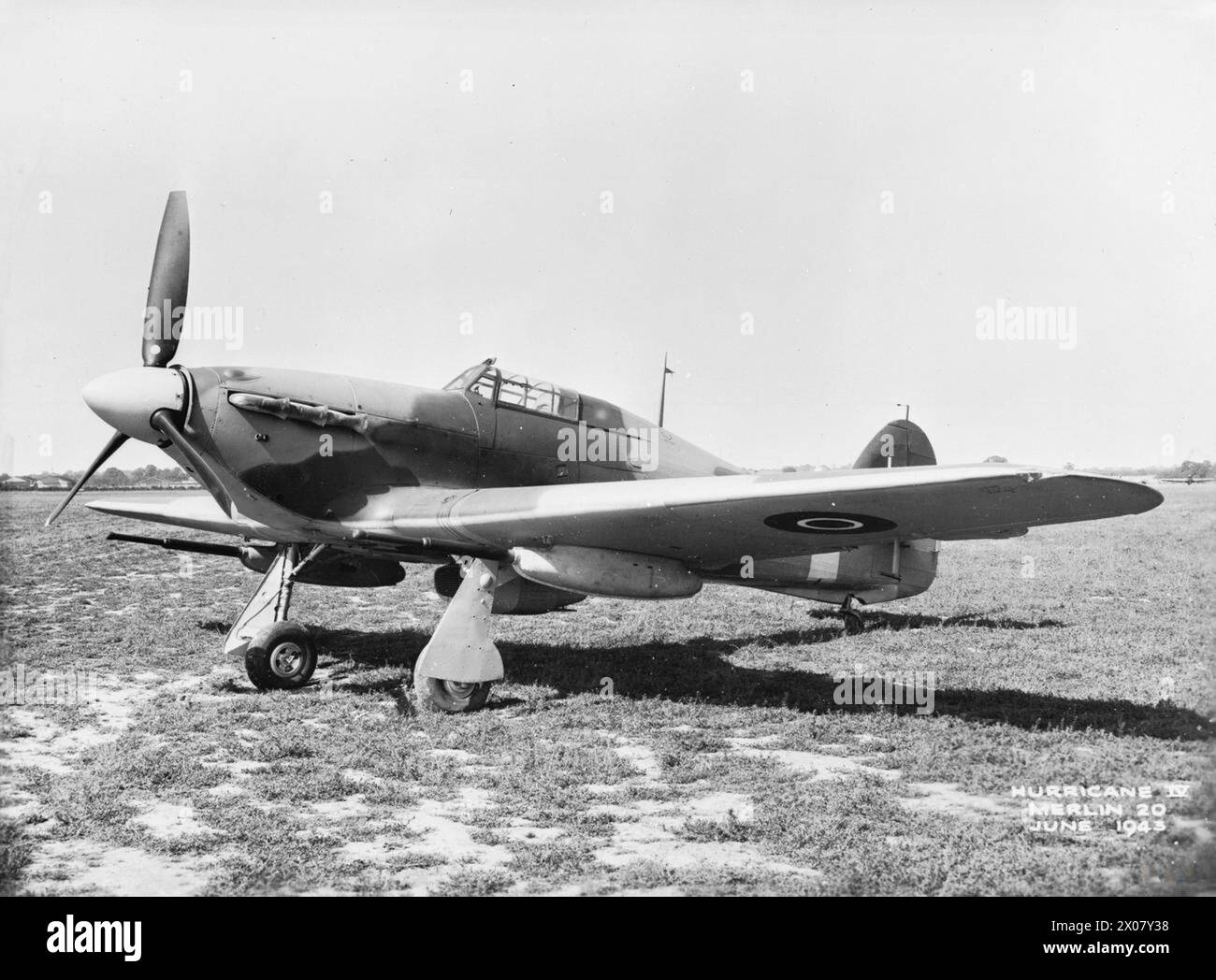 THE HAWKER HURRICANE MARK IV - A Royal Air Force Hawker Hurricane Mark ...