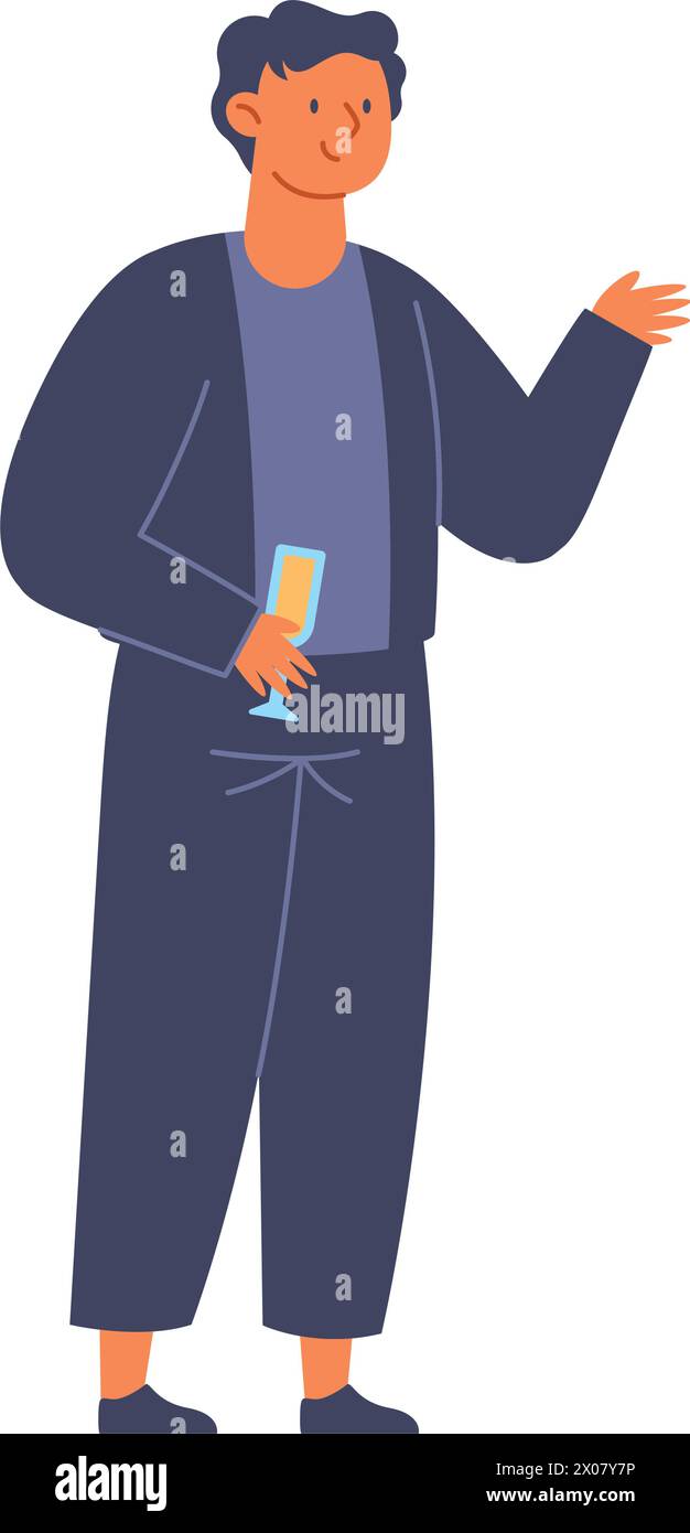 stag party man standing Stock Vector Image & Art - Alamy