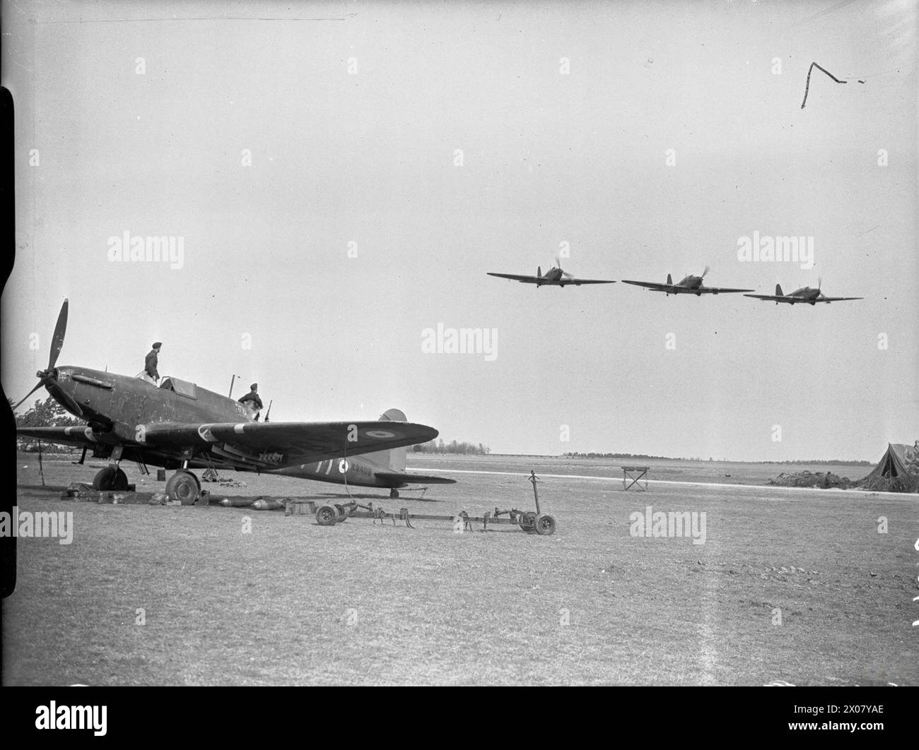 ROYAL AIR FORCE: FRANCE, 1939-1940. - Three Fairey Battles of No. 103 ...