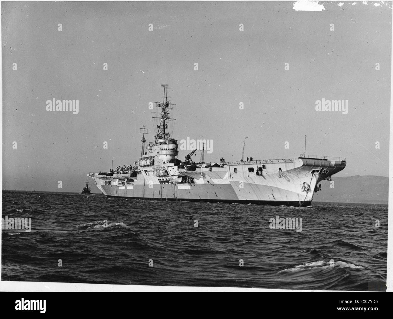 THE ROYAL NAVY DURING THE SECOND WORLD WAR - HMS GLORY, underway ...