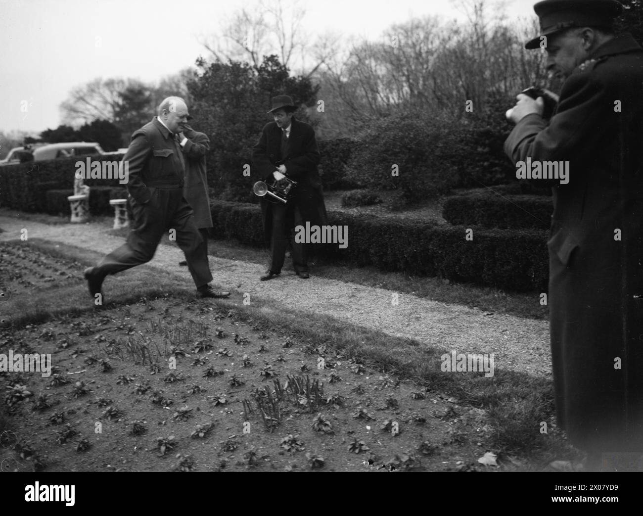 WINSTON CHURCHILL IN WASHINGTON DURING HIS 'MISSION TO AMERICA ...