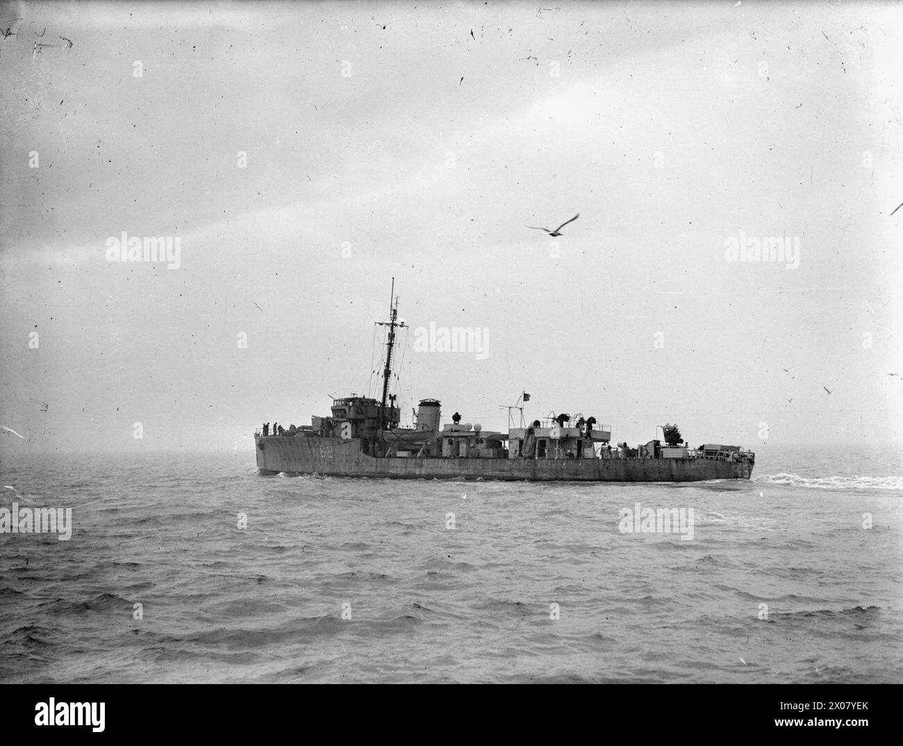 WITH THE SMALL SHIPS ON PATROL. DECEMBER 1943, ON BOARD HMS MALLARD ...