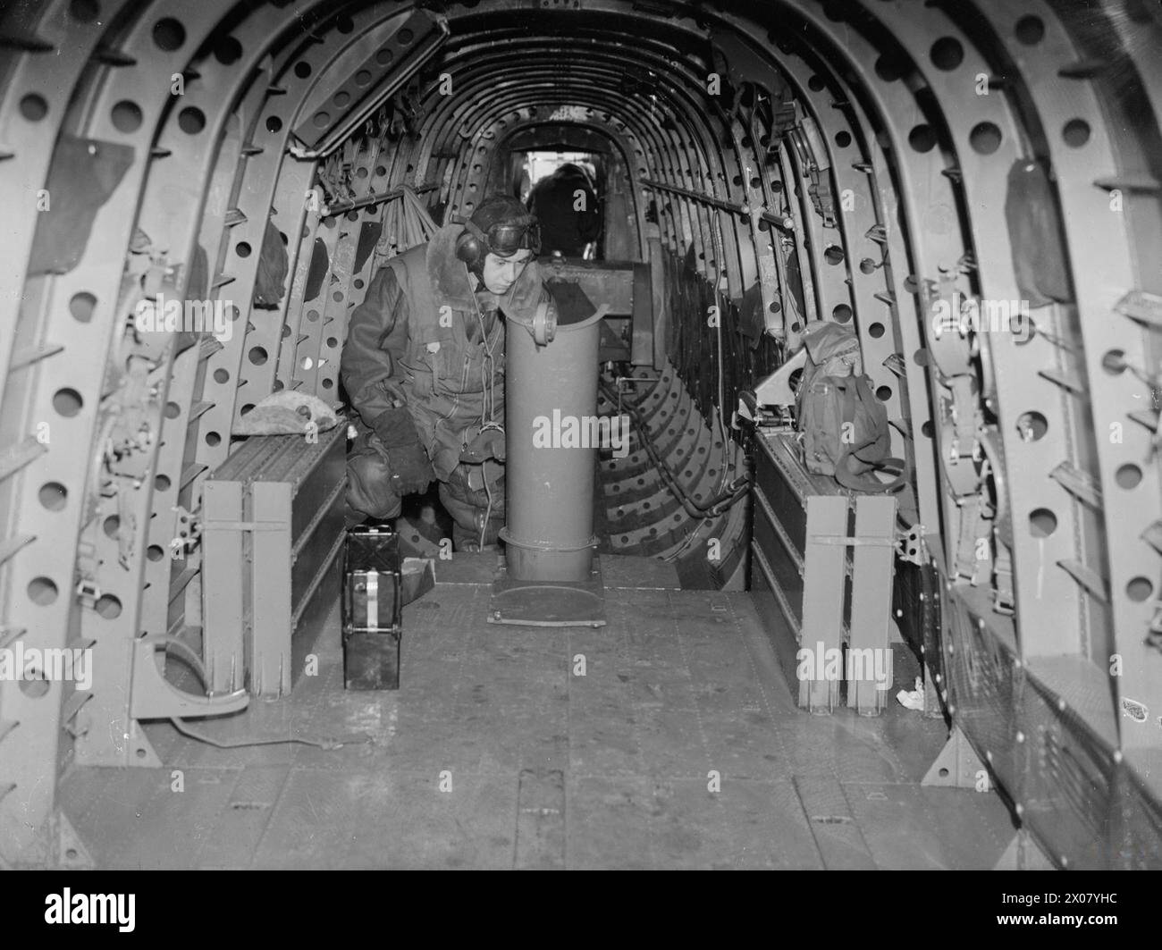 ROYAL AIR FORCE 1939-1945: BOMBER COMMAND - An interior view of Avro ...