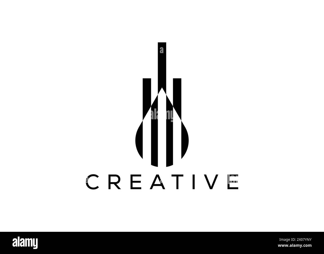 Minimal Building and drop logo vector template Stock Vector Image & Art ...