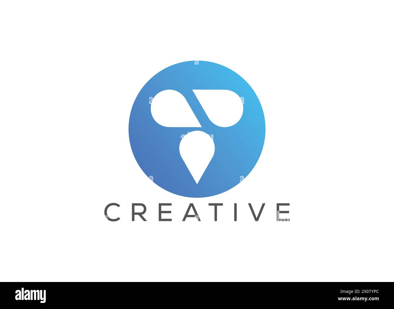 Minimal letter t location logo vector template Stock Vector Image & Art ...