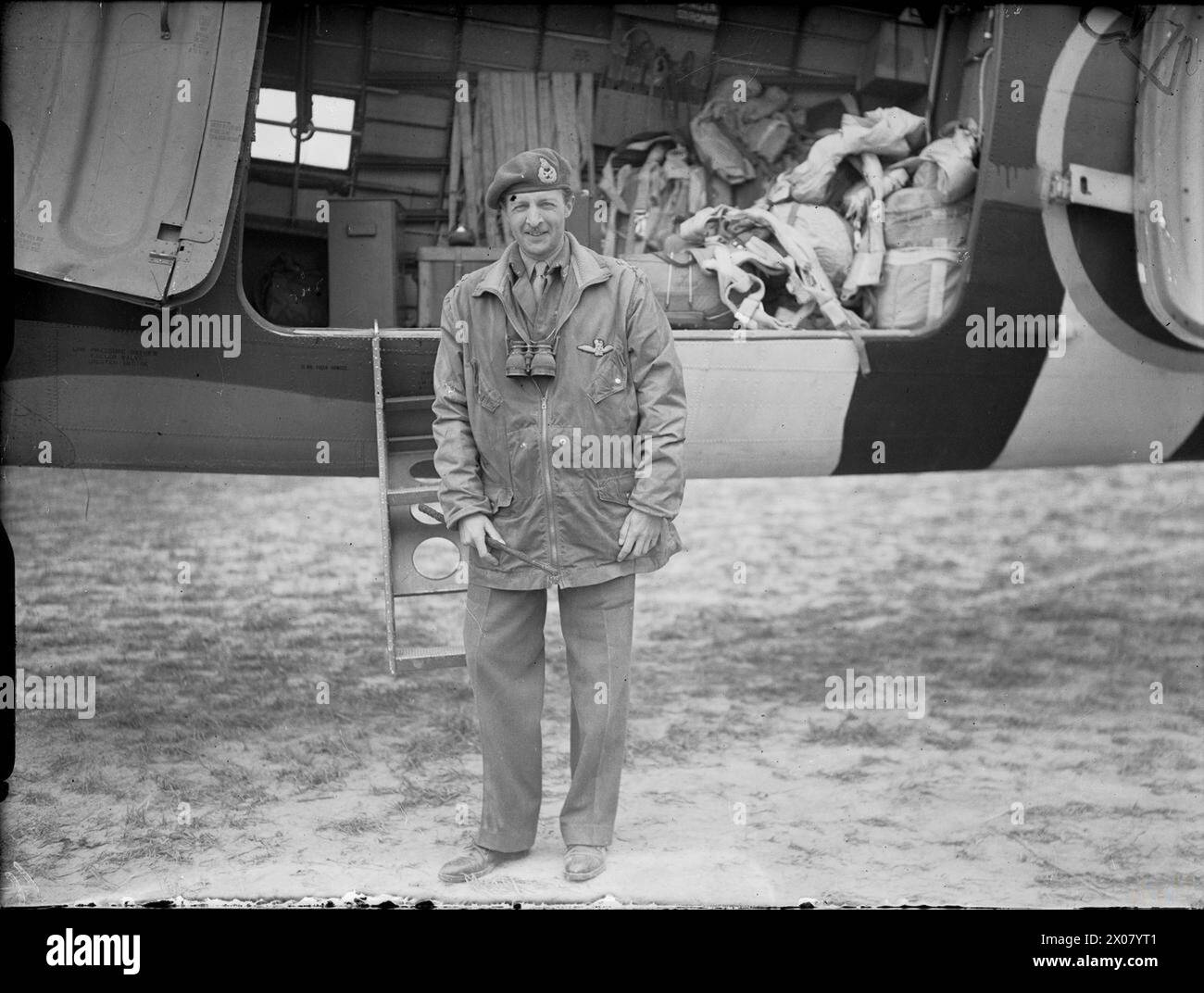 Lieutenant General Frederick Browning, commander of the British ...