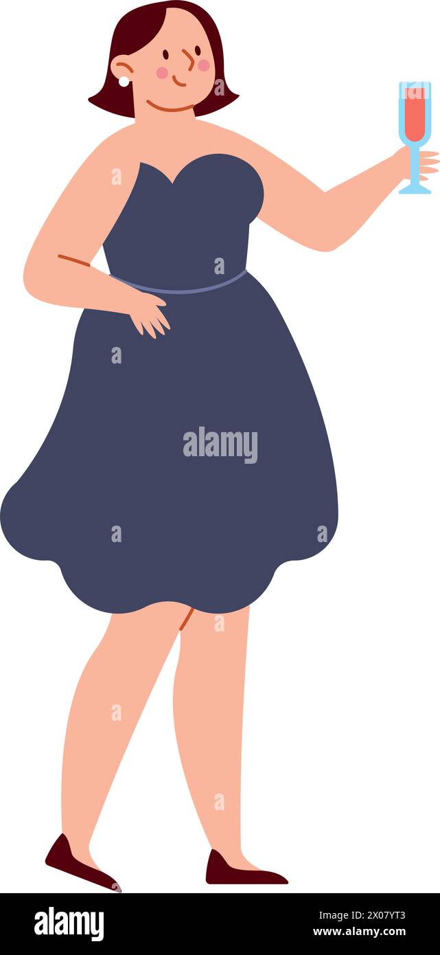 Woman party bachelor Stock Vector Images - Alamy