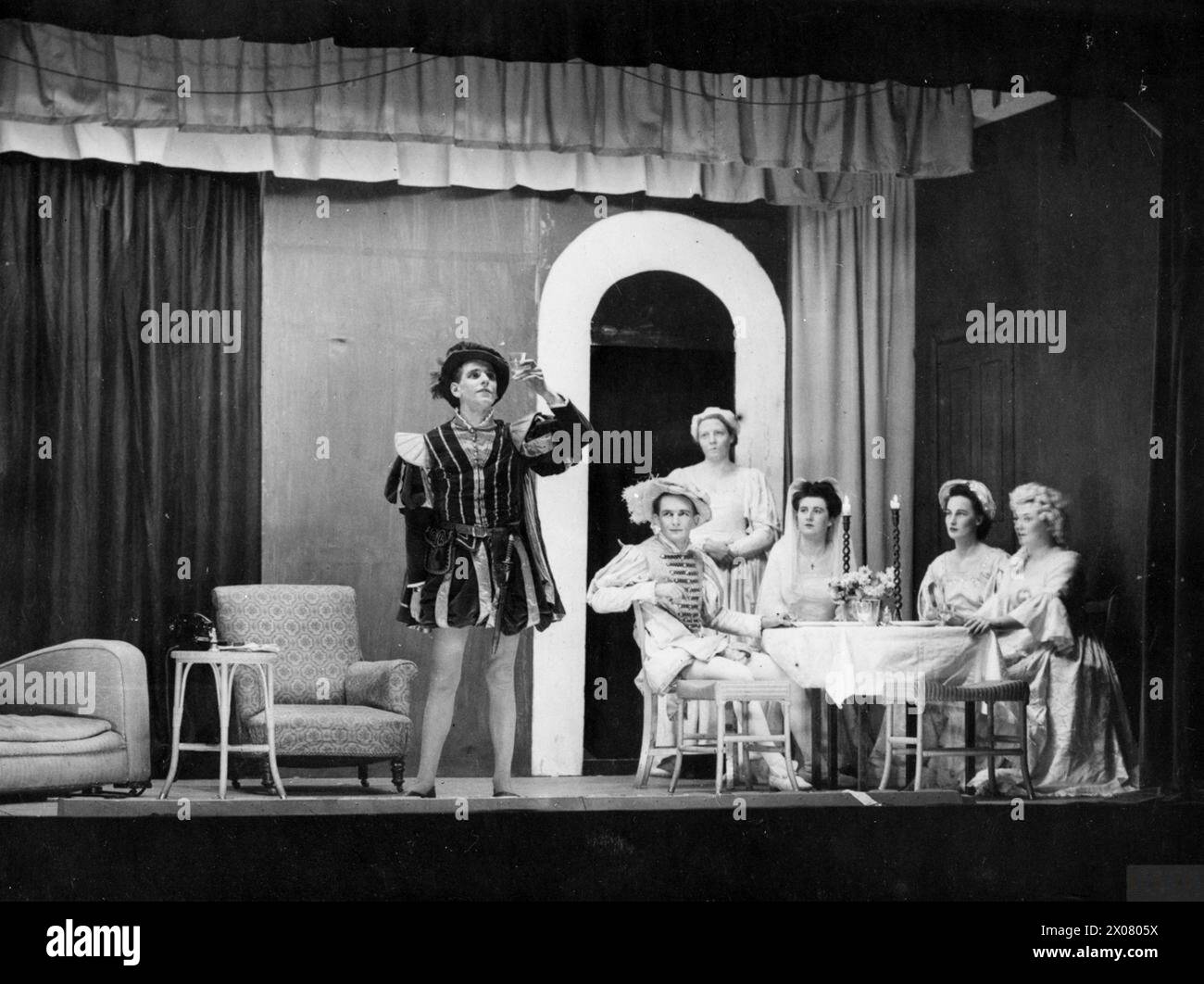 FLEET AIR ARM STAGE SHOW. DECEMBER 1944, HMS DIPPER, ROYAL NAVAL AIR ...