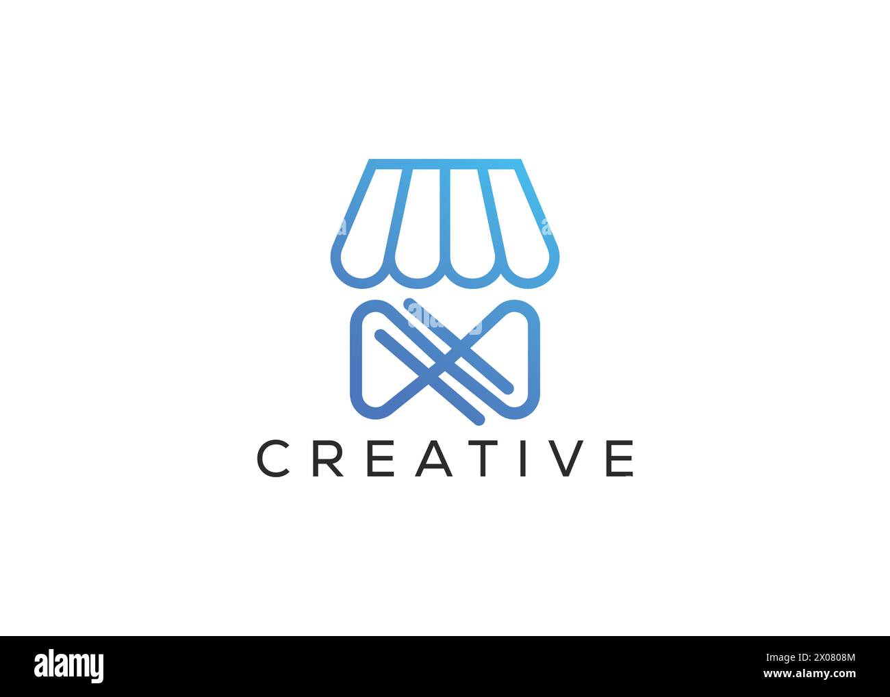 Minimal store logo vector template Stock Vector Image & Art - Alamy