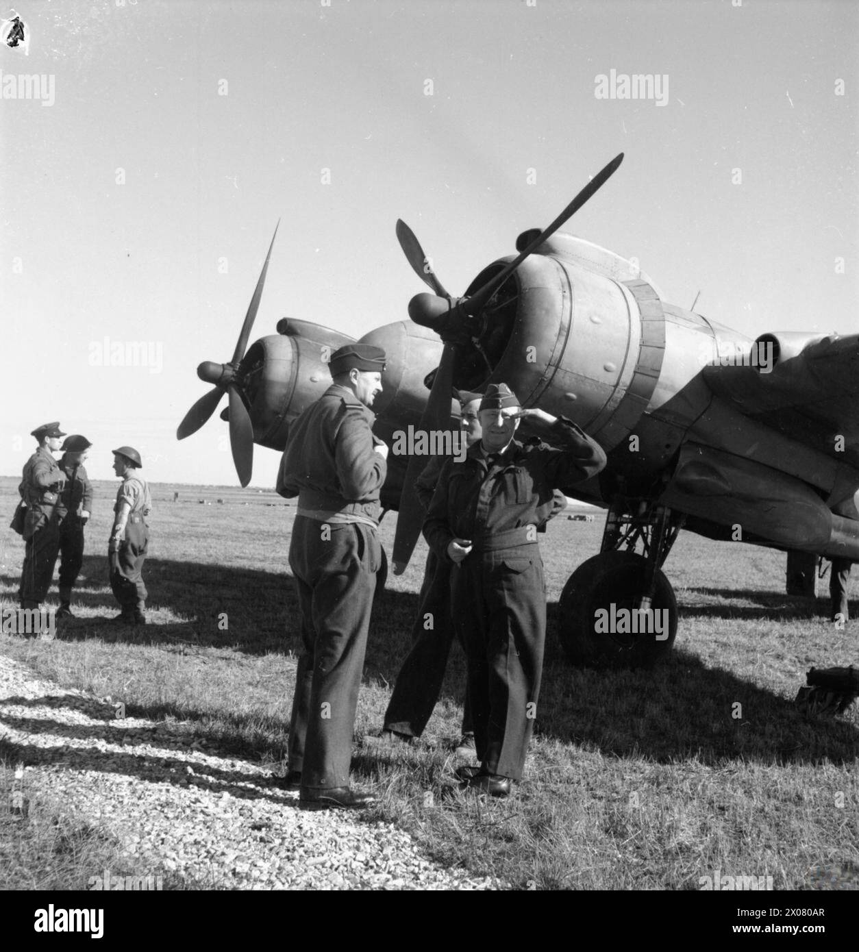 During Operation TORCH, Air Marshal Sir William Welsh, Air Officer ...