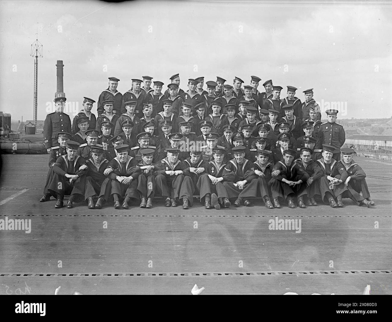 THE BRITISH NAVY'S GIFT TO RUSSIA. 29 TO 31 MAY 1944, ROSYTH. THE ...
