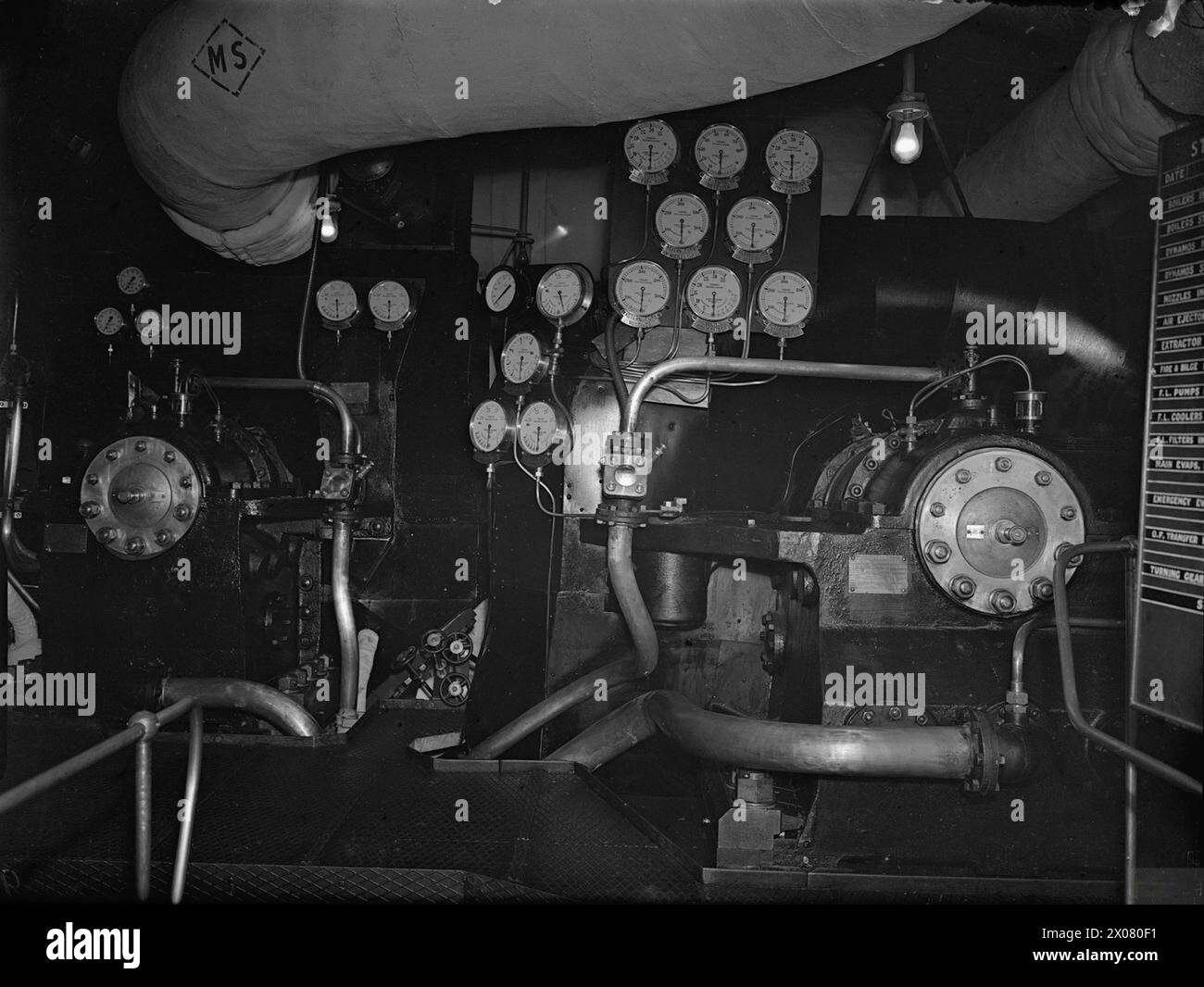 IN THE BRITISH AIRCRAFT CARRIER HMS INDEFATIGABLE. 22 FEBRUARY 1944 ...