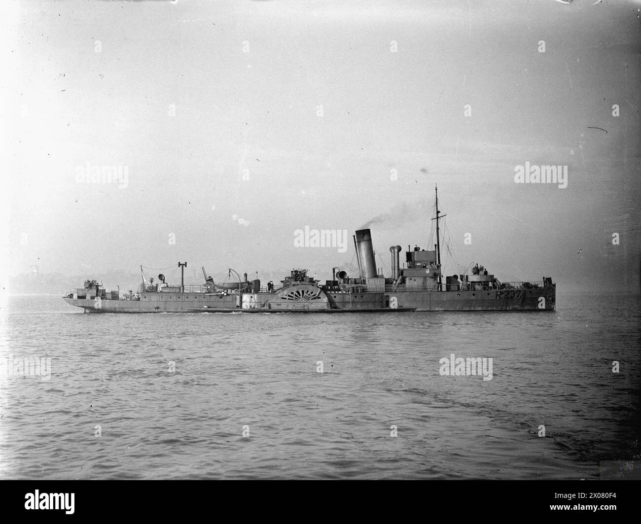 HMS Emperor of India, a paddle minesweeper, was seen on 21 December ...