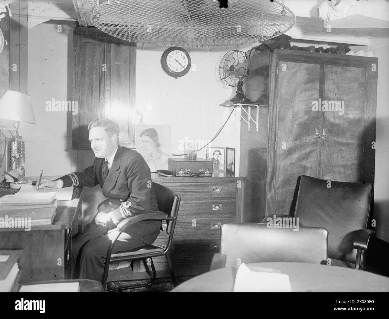 On 5 July 1943 aboard the River-class frigate HMS Mourne at Liverpool ...