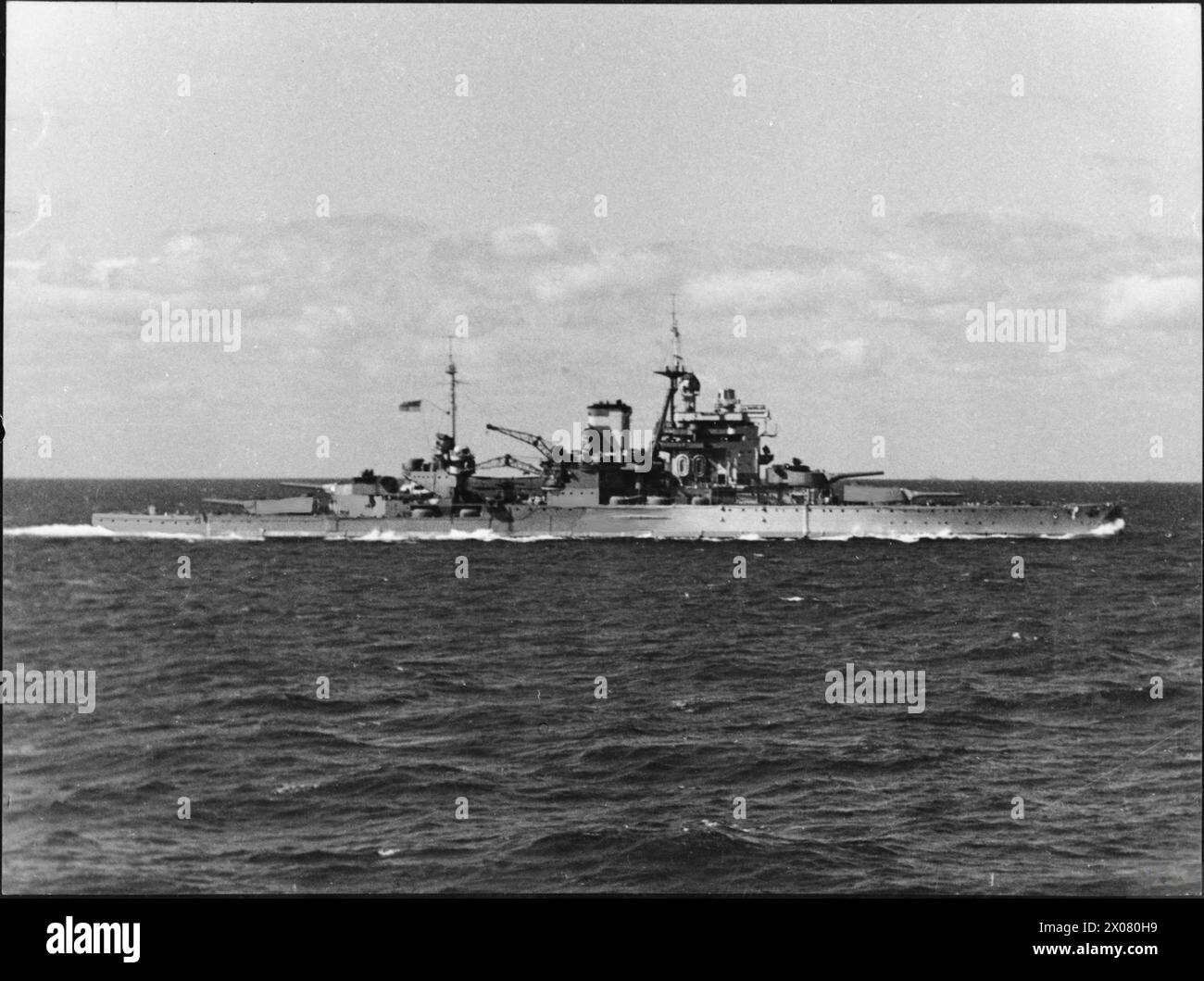 THE ROYAL NAVY DURING THE SECOND WORLD WAR - The British battleship HMS ...