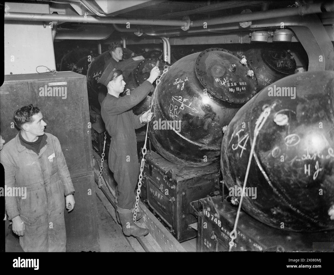 Mine laying operation hi-res stock photography and images - Alamy