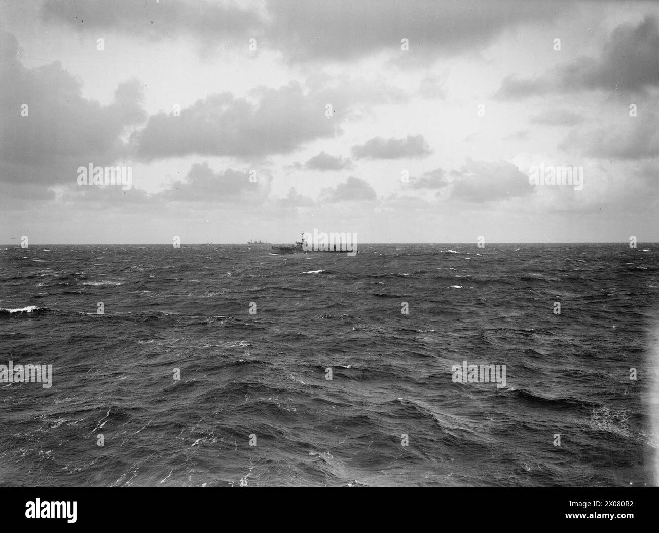 HMS Scimitar, a Royal Navy destroyer, escorted convoys in Northern ...