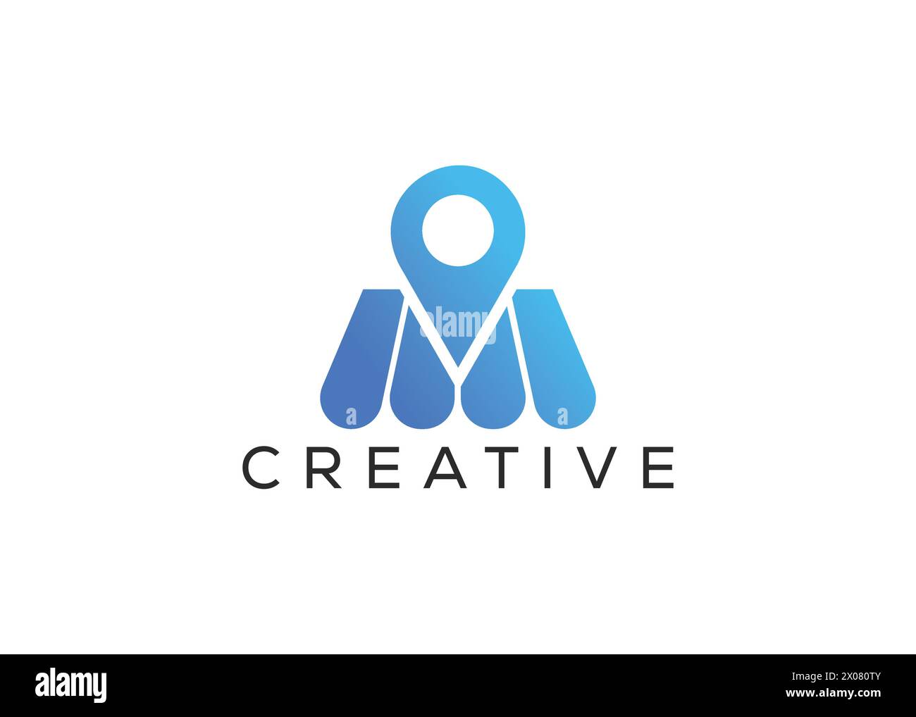 Minimal store and location logo vector template Stock Vector Image ...