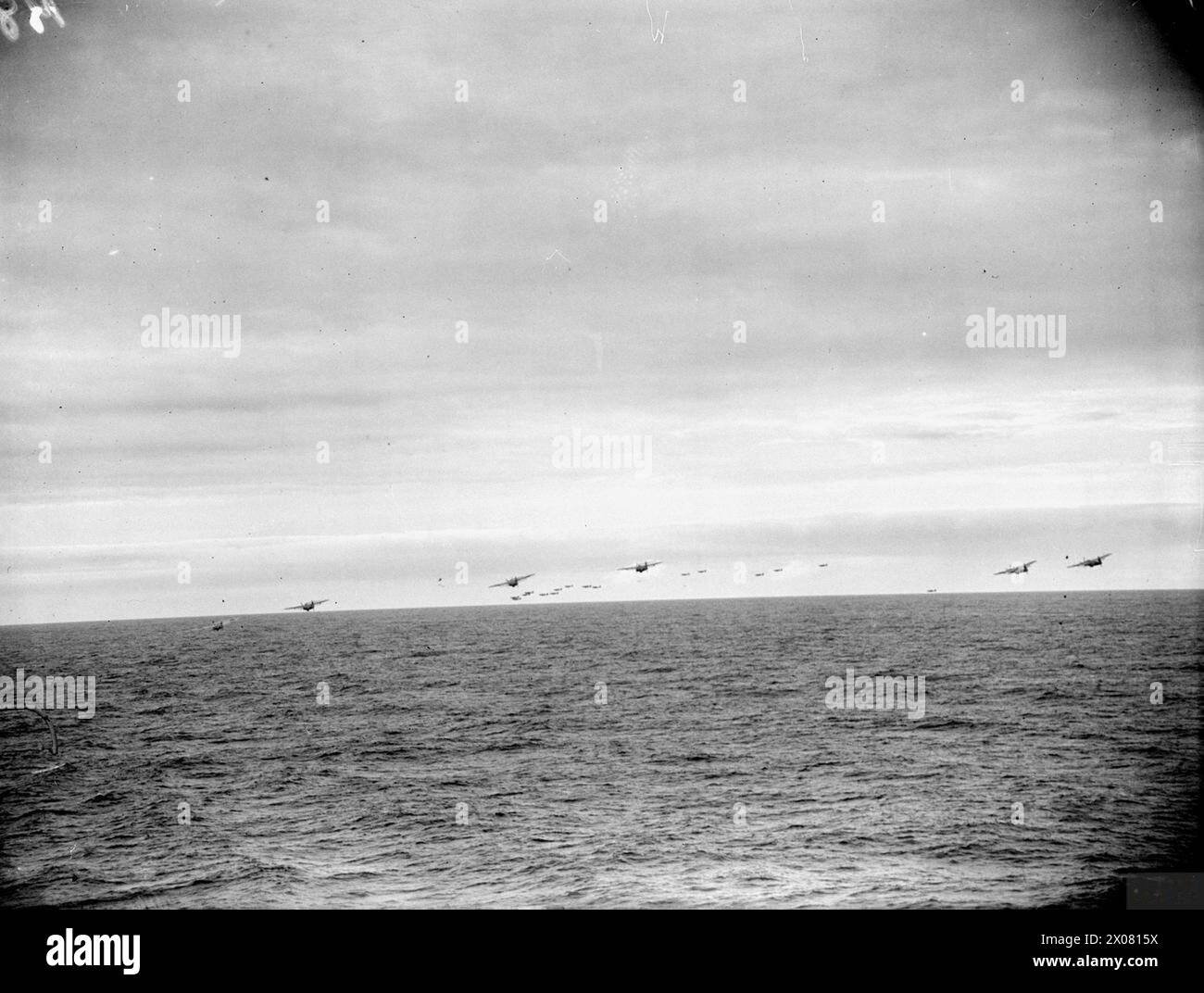 In August 1944, Fleet Air Arm aircraft aboard HMS Furious conducted low ...