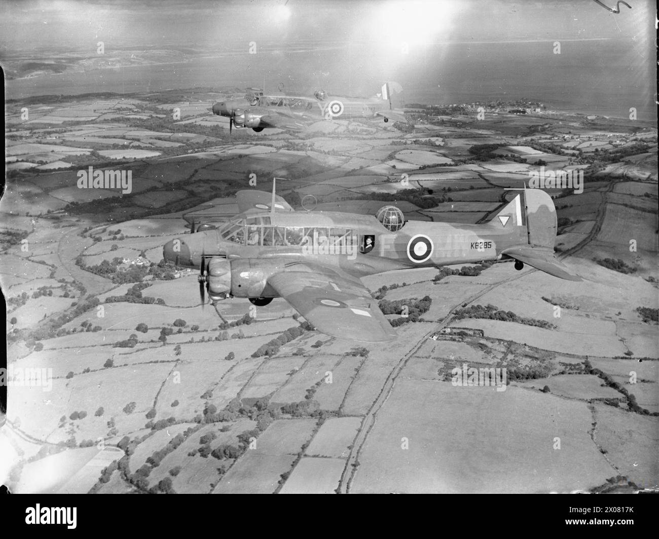 AIRCRAFT OF THE ROYAL AIR FORCE 1939-1945: AVRO 652A ANSON. - Two Anson ...