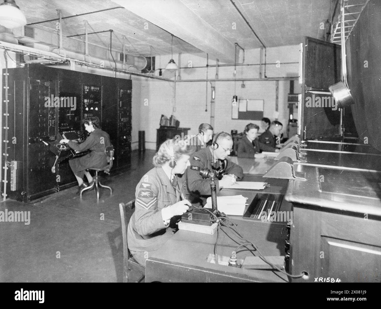 At an East Coast RAF station, the Chain Home receiver room shows two ...