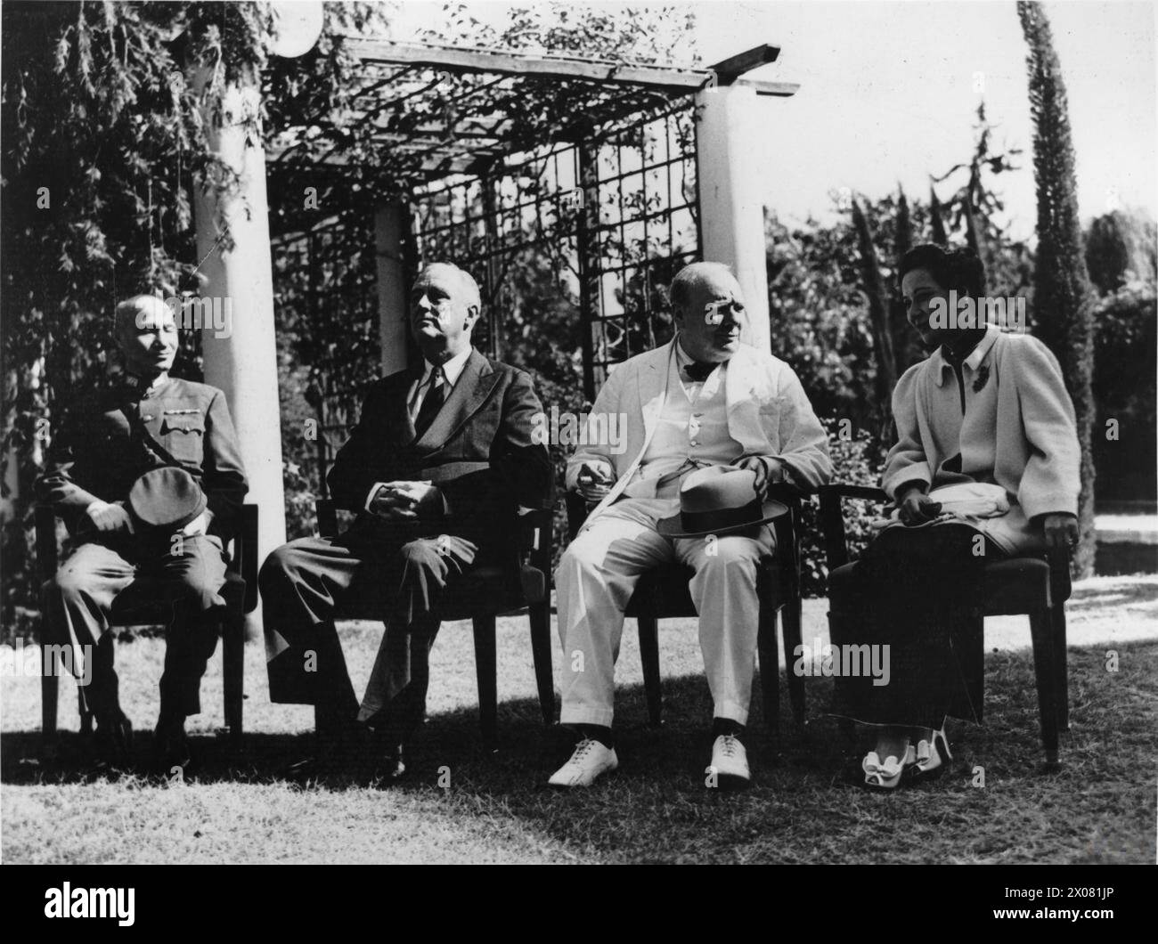 On 25 November 1943, Allied leaders Roosevelt, Churchill, and Chiang ...