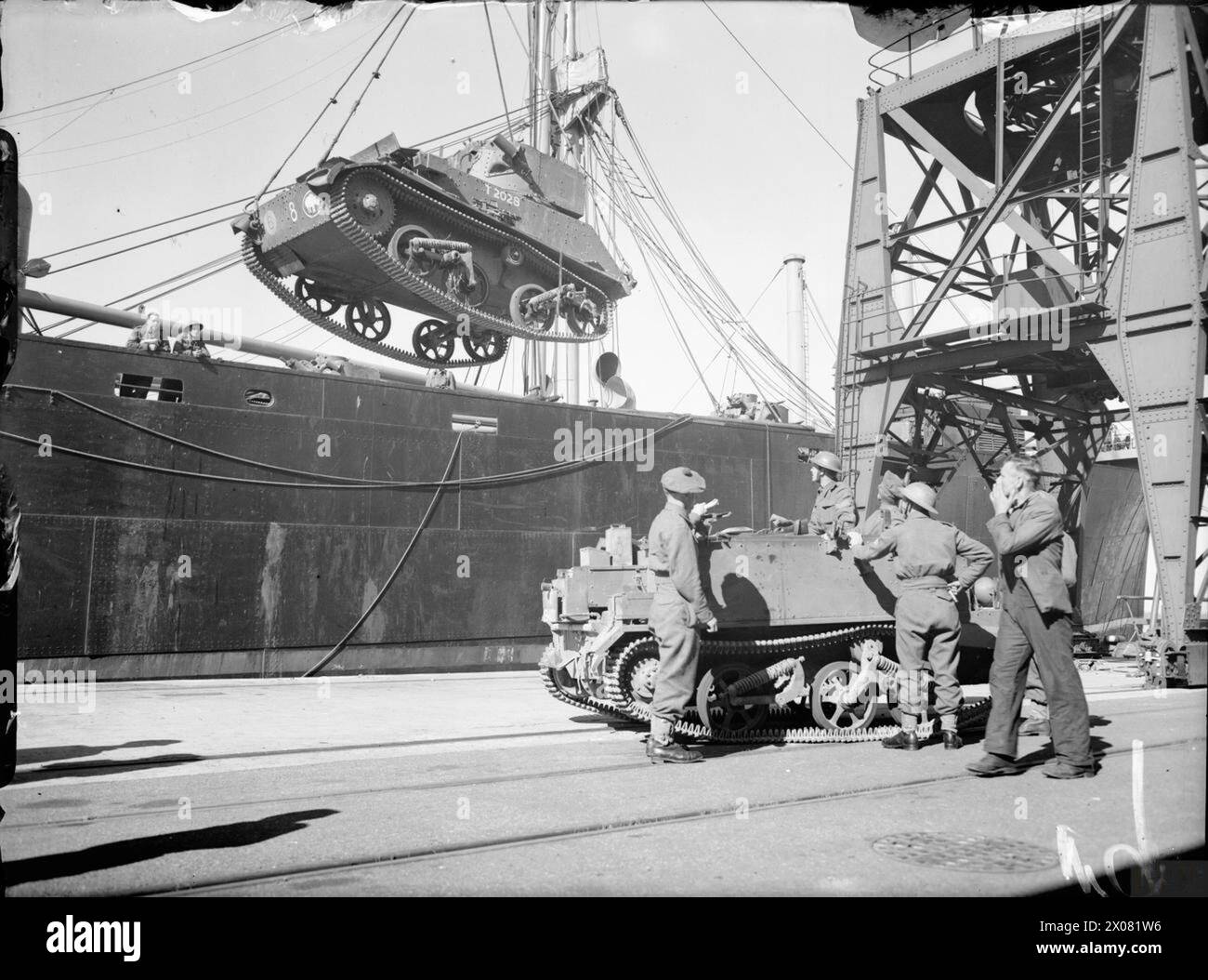 THE BRITISH ARMY IN THE UNITED KINGDOM 1939-45 - A Light Tank Mk VI and ...